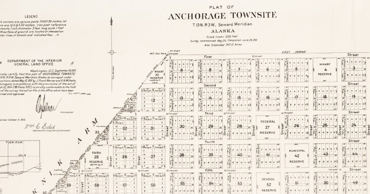 Anchorage: Maps and Place Names - The Anchorage Museum